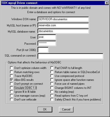 Tutorial de PHP y MySQL Instalación de MyODBC